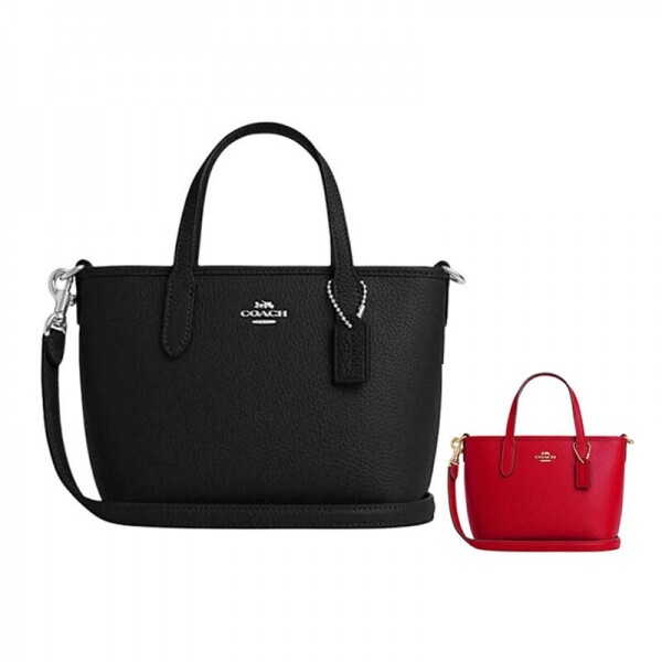 Coach 코치 CW031 cpb 여자 가방 City 미니 토트 크로스백 - 블링크