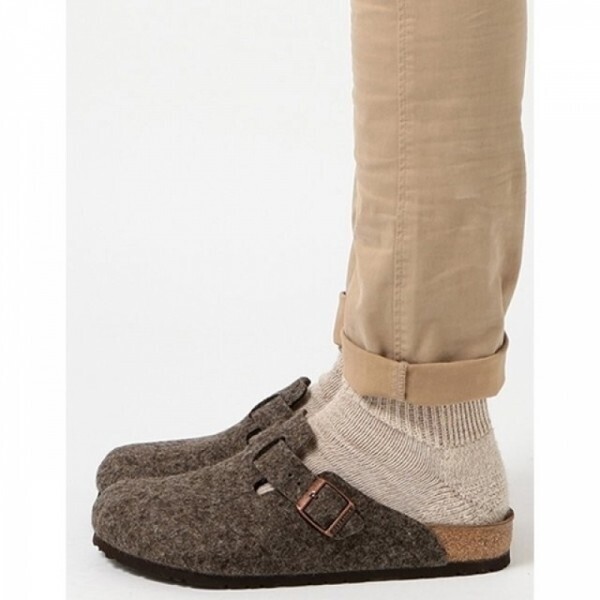 버켄스탁 보스턴 슬리퍼 울 펠트 카카오 160581 160583 - 블링크